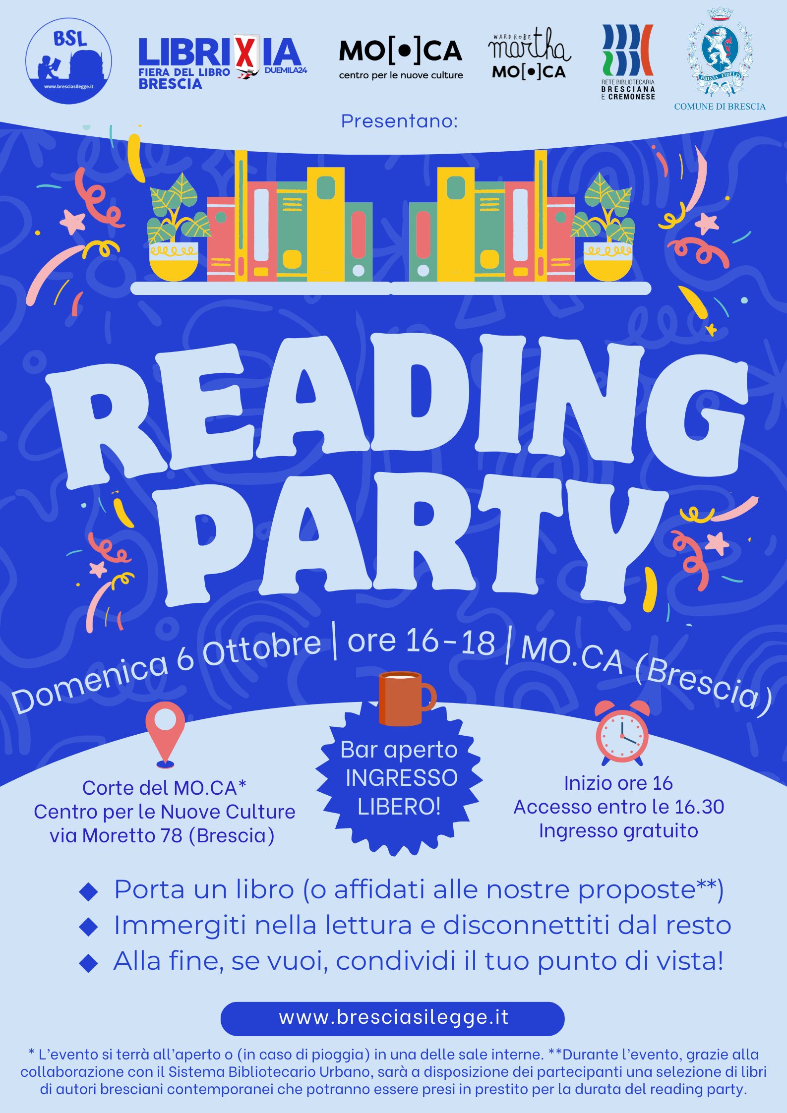 Reading Party - MO.CA