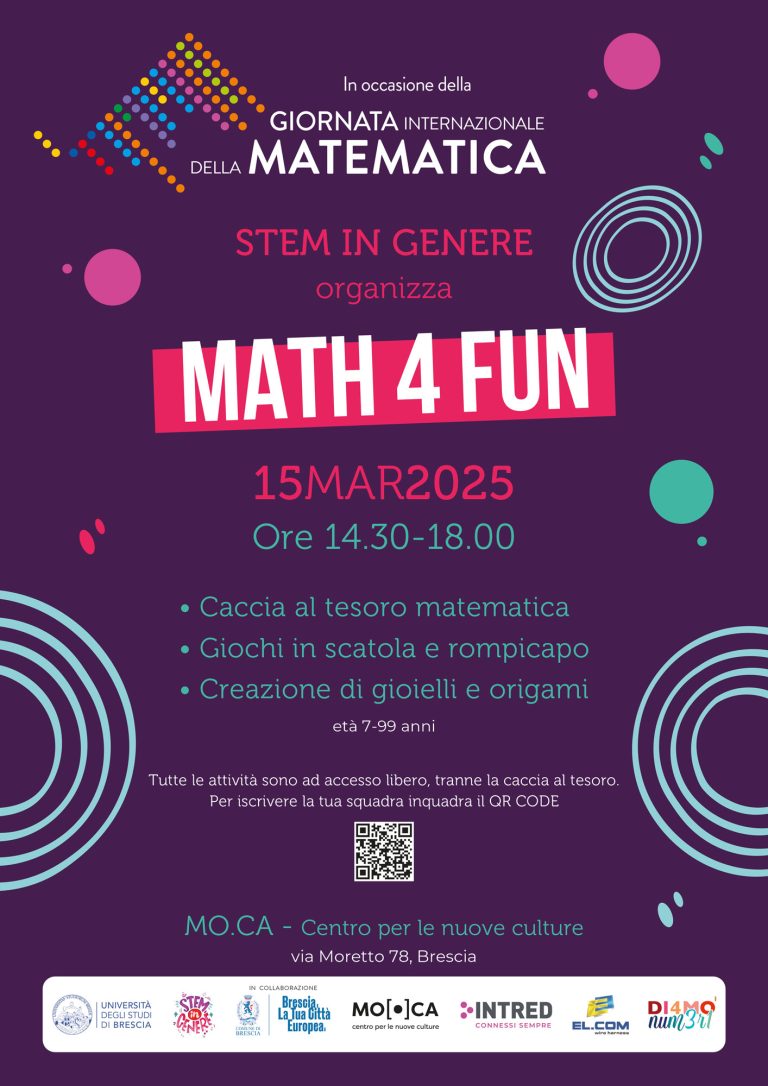 Stem in Genere - Università degli Studi di Brescia: MATH 4 FUN - MO.CA